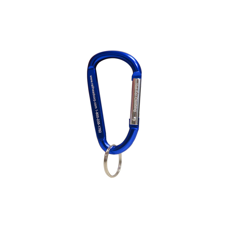 Blue Carabiner For Ke-Tag – Railhead Corporation