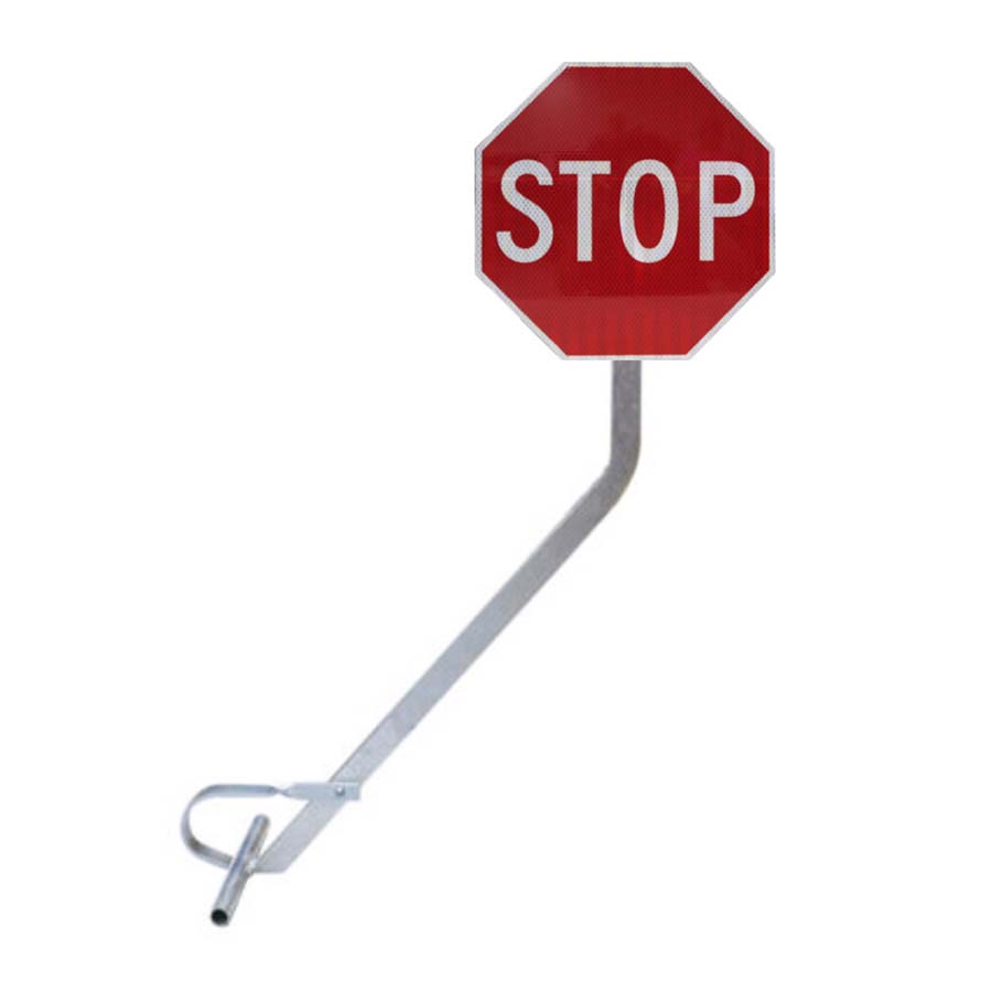 Econ Clamp with Red 12in STOP Octagon sign, HIP reflective – Railhead ...