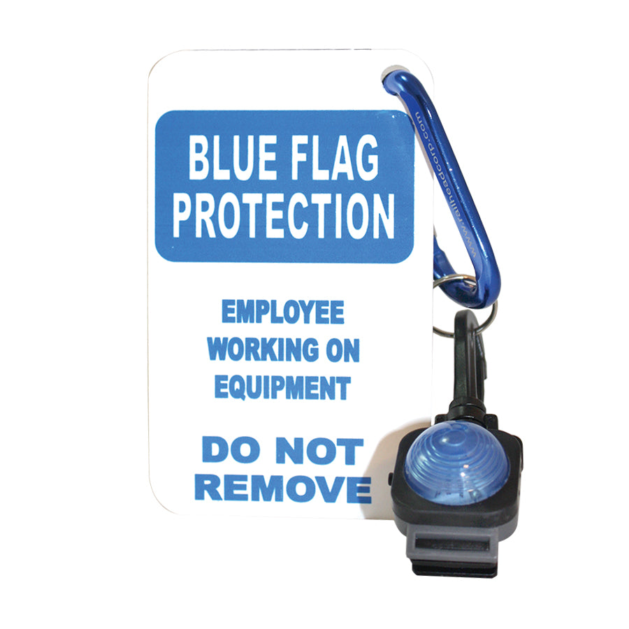 Blue Flag Tag, Do Not Remove With Carabiner and M11-B – Railhead ...