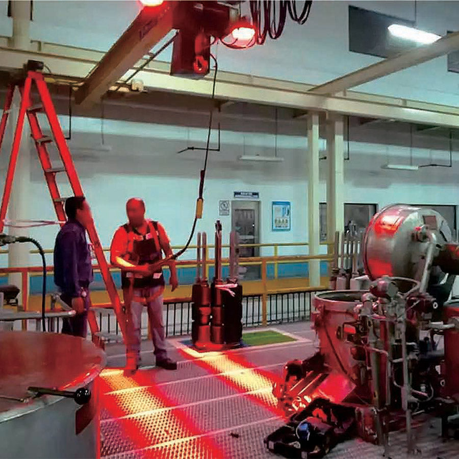 Red LED Overhead Crane Safety Light – Railhead Corporation