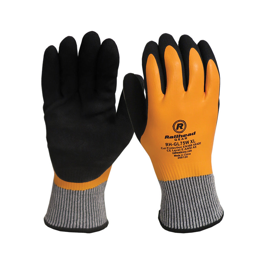 Winter cut resistant gloves ANSI A5 13g HPPE Extra Large – Railhead ...
