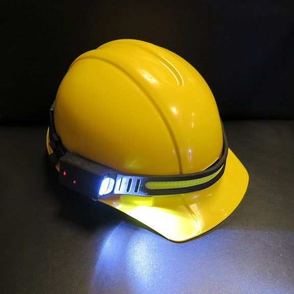 450 LUMENS RECHARGEABLE LED HEAD BAND WITH MOTION ACTIVATED MODE ...