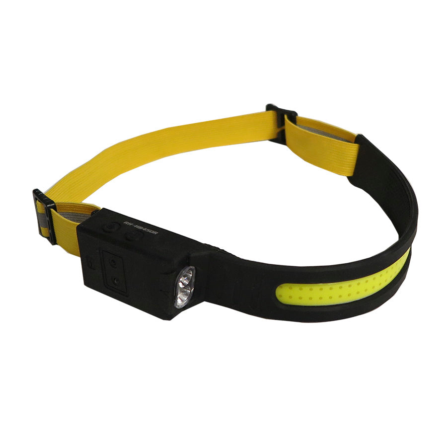 450 LUMENS RECHARGEABLE LED HEAD BAND WITH MOTION ACTIVATED MODE ...
