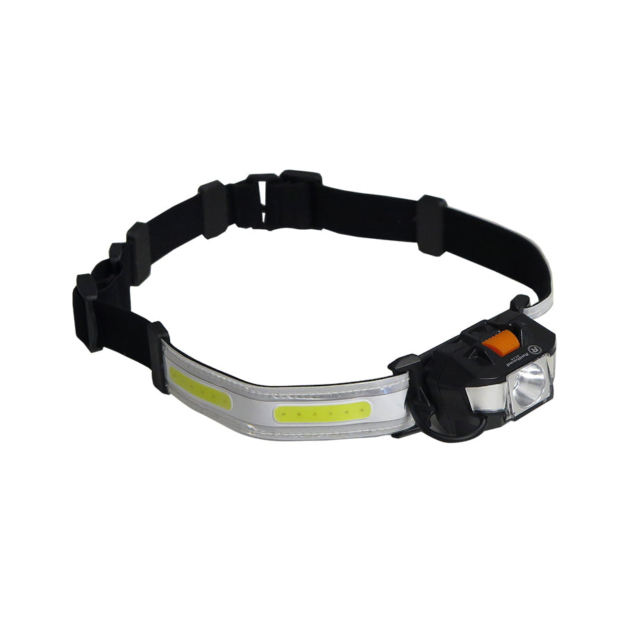 350 LUMENS LED HEADLAMP WITH 360° LIGHTED HEADBAND & RED REAR LIGHT ...