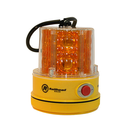 Amber 24 LED Revolving Light with magnet base and strap – Railhead ...